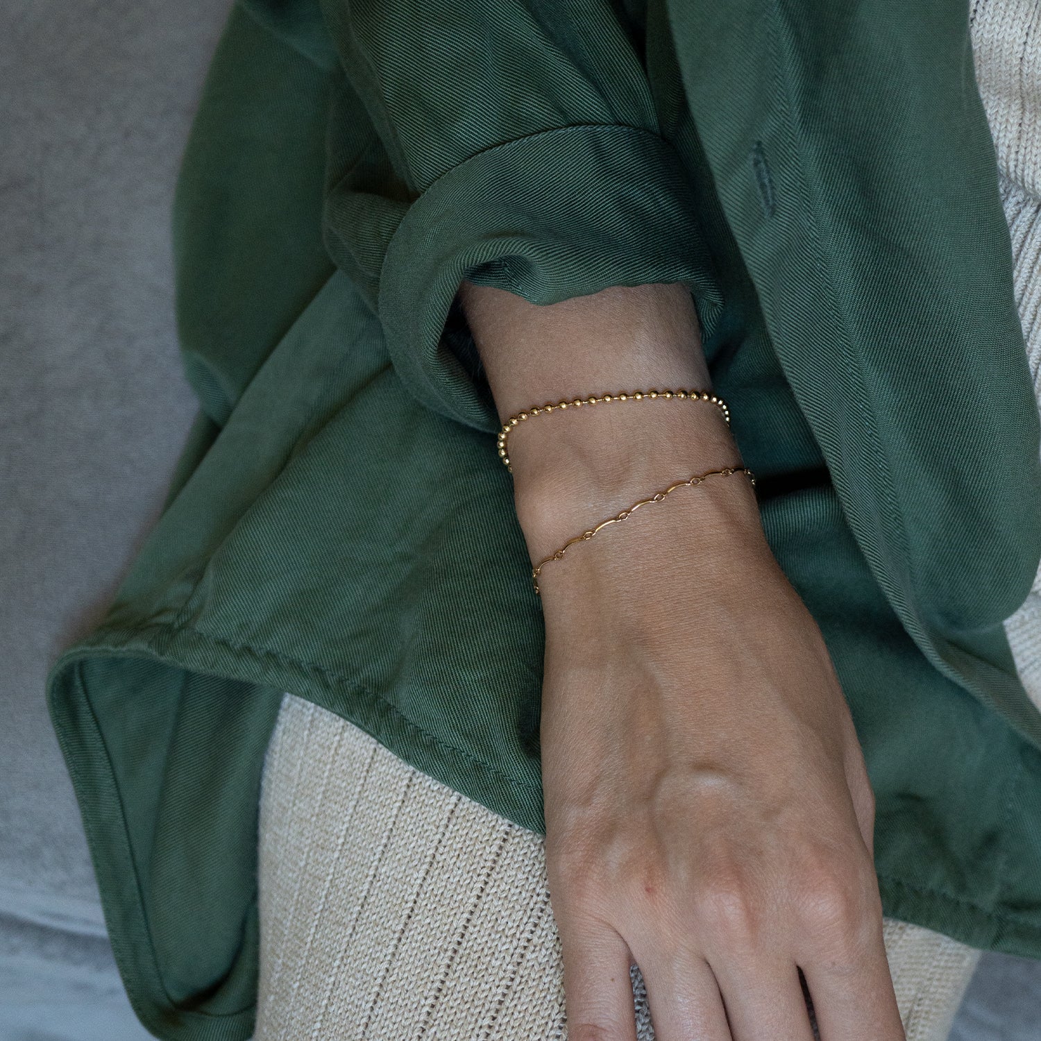 Elegant Curved link chain | Kate Koel